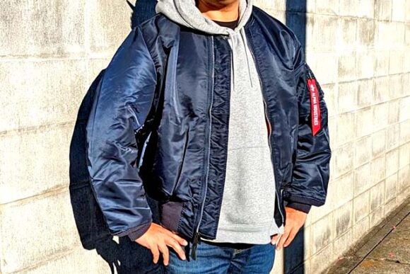 Alpha MA-1 USスペック R.P.BLUEを買ったでー！【レビュー】 | ブログが書けたよ！